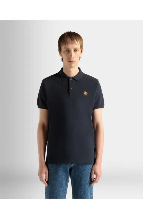 Bally Polo Shirt In Cotton - Blue