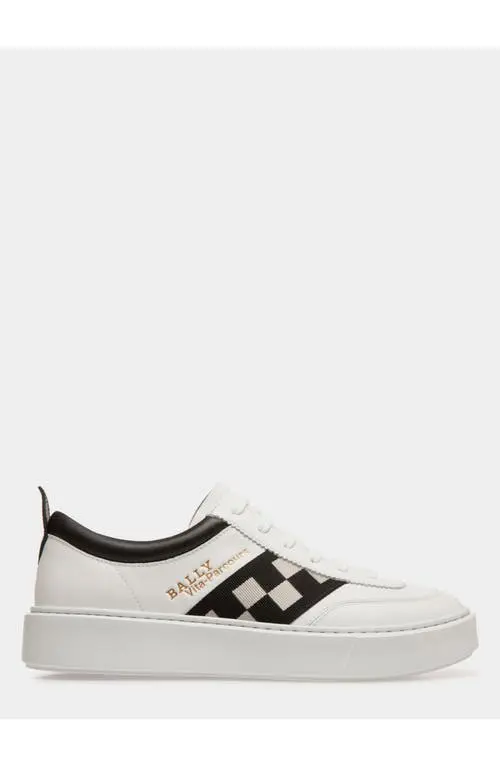 Bally Plain Claf Leather Sneaker - White