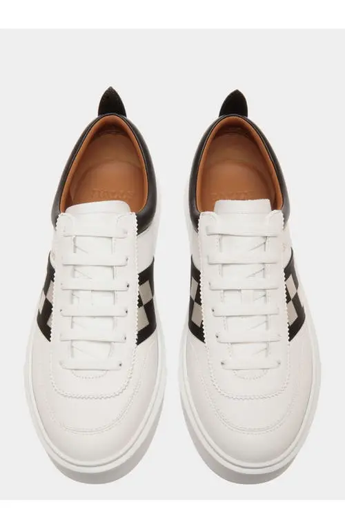 Bally Plain Claf Leather Sneaker