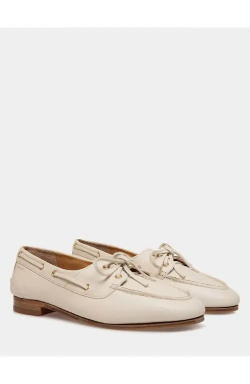 Bally Plume Moccasin In Calf Leather