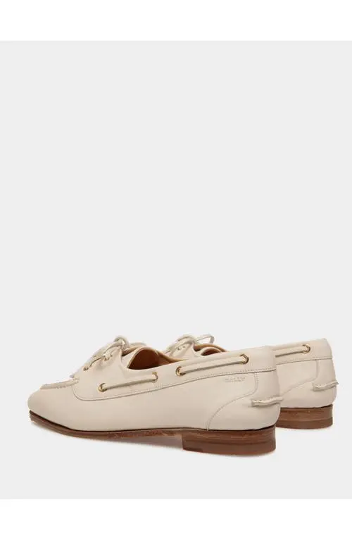 Bally Plume Moccasin In Calf Leather