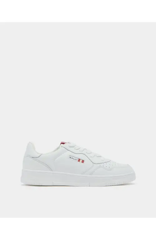Bally Jasper Sneaker In And Leather - White