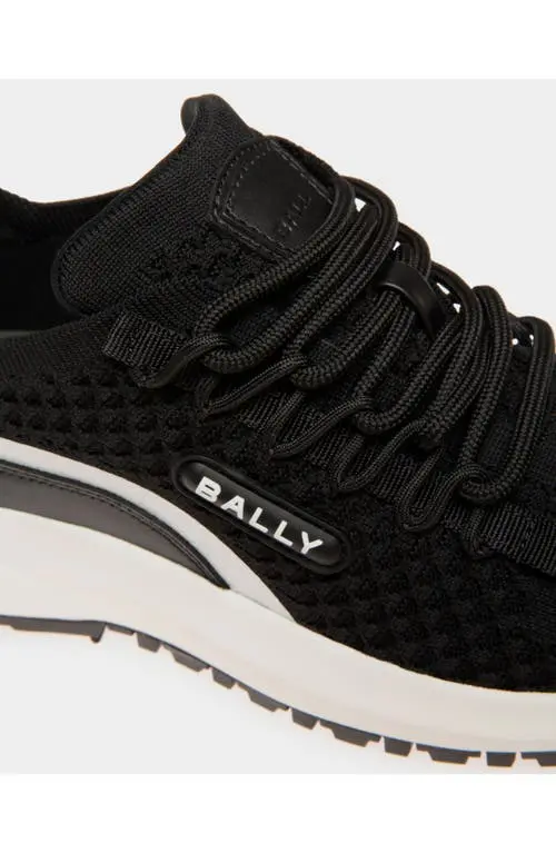 Bally Outline Knit Sneakers - Black
