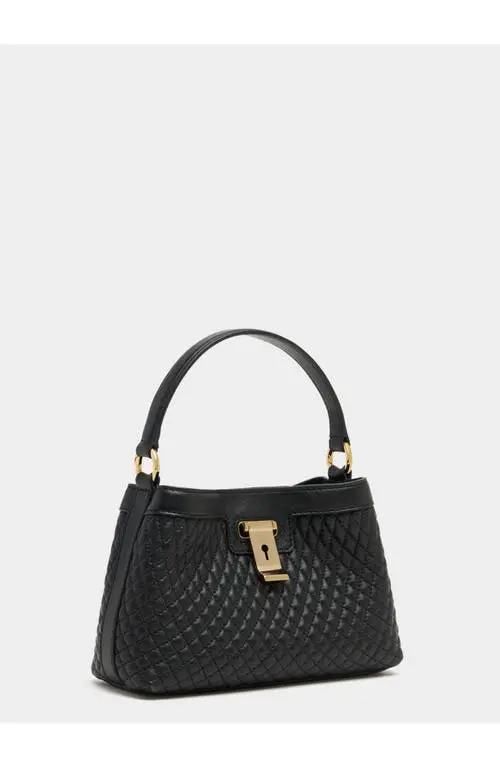 Bally Lock Me Minibag In Quilted Leather
