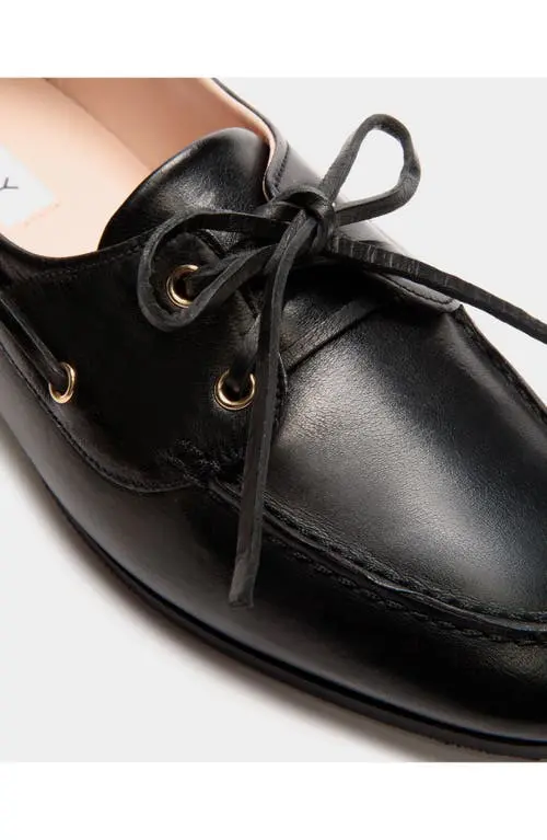 Bally Plume Leather Moccasin