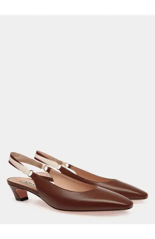 Bally Sylt Slingback Pump In Nappa Leather