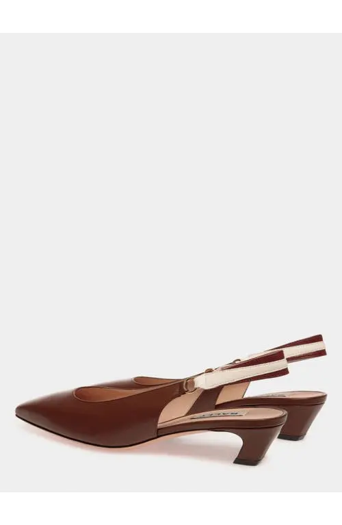 Bally Sylt Slingback Pump In Nappa Leather