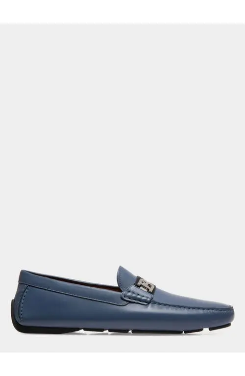 Bally Sheep Leather Driver - Blue