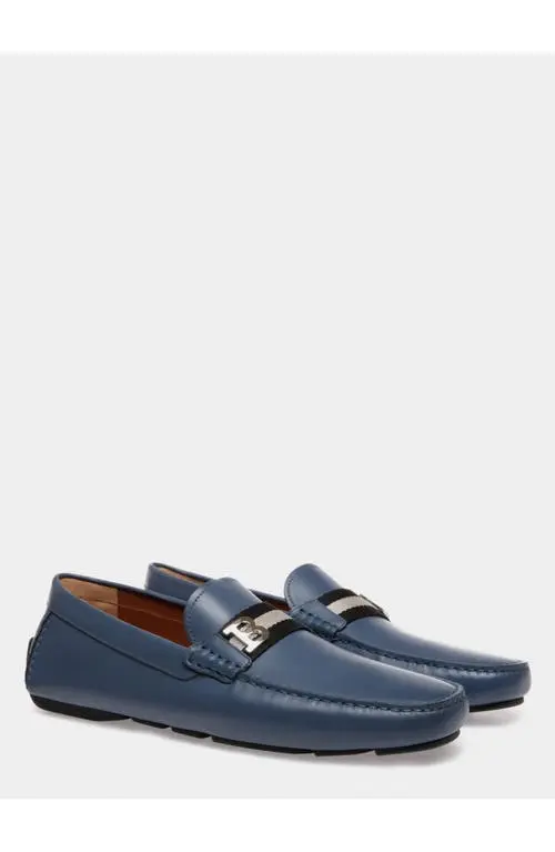 Bally Sheep Leather Driver - Blue