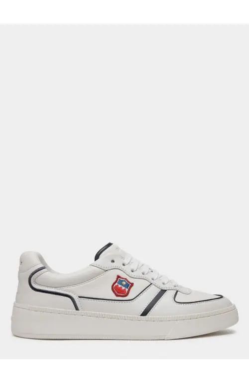 Bally Raise Sneaker In Plain Leather - White