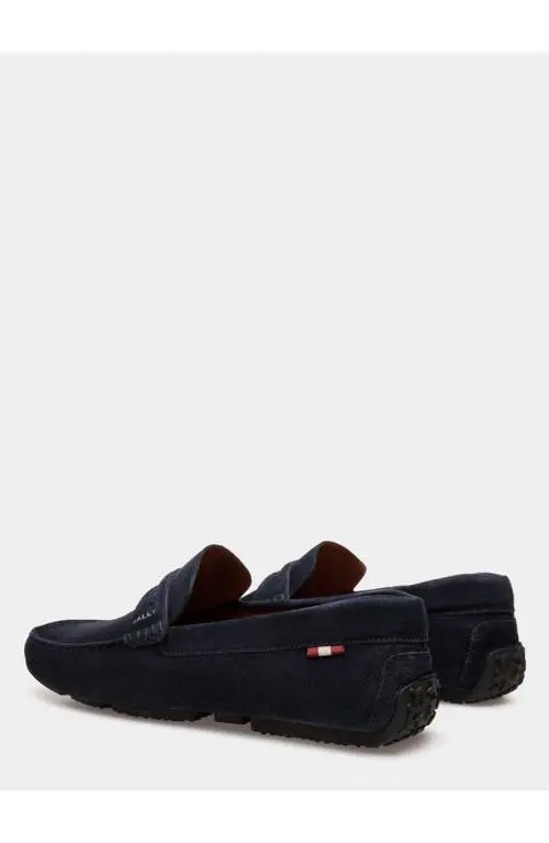 Bally Pilot Driver In Calf Suede
