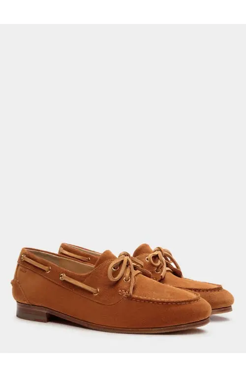 Bally Plume Moccasin In Suede