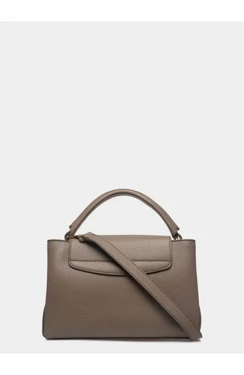 Bally Lock Me Small Top Handle Bag - Brown