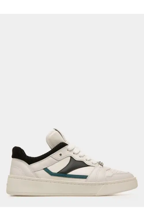 Bally Plain Calf Leather Raise Sneaker - White