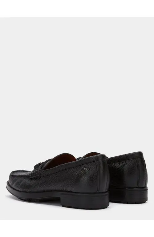 Bally Grained Leather Moccasin