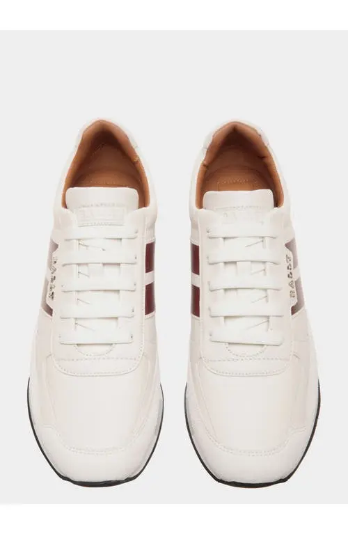 Bally Sneaker In Plain Calf Leather