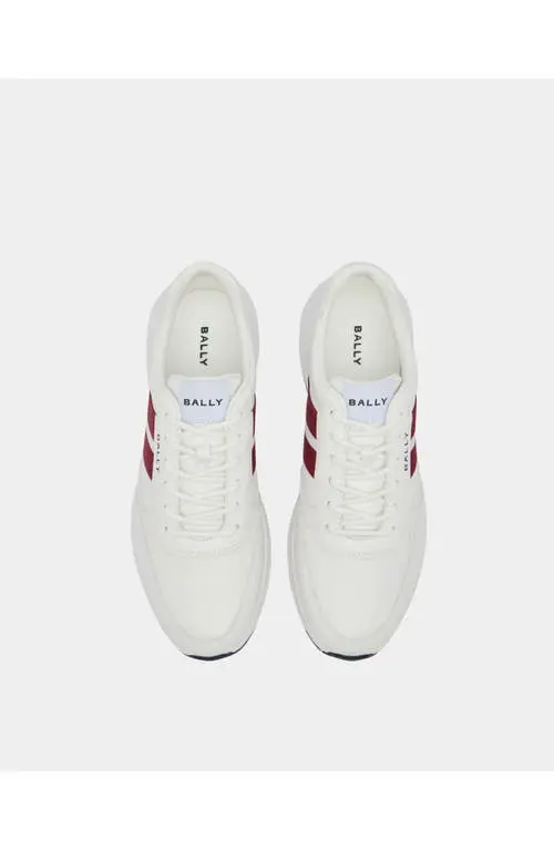 Bally Sylen Sneaker In Calf Leather - White