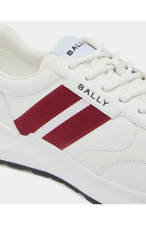Bally Sylen Sneaker In Calf Leather - White