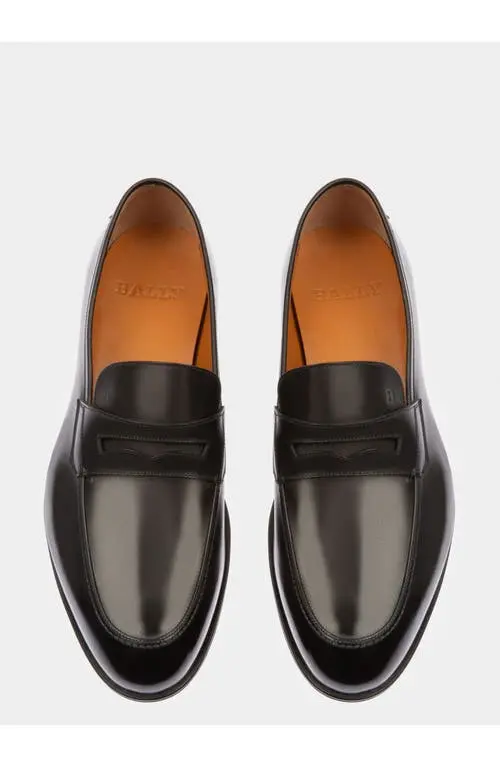 Bally Webb Penny Loafer In Calf Leather