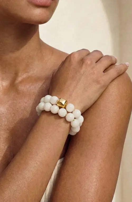 Ettika Set Of Two Power Beaded Stackable Bracelets