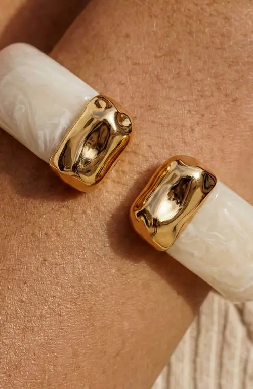 Ettika Carved Relic Cuff Bracelet