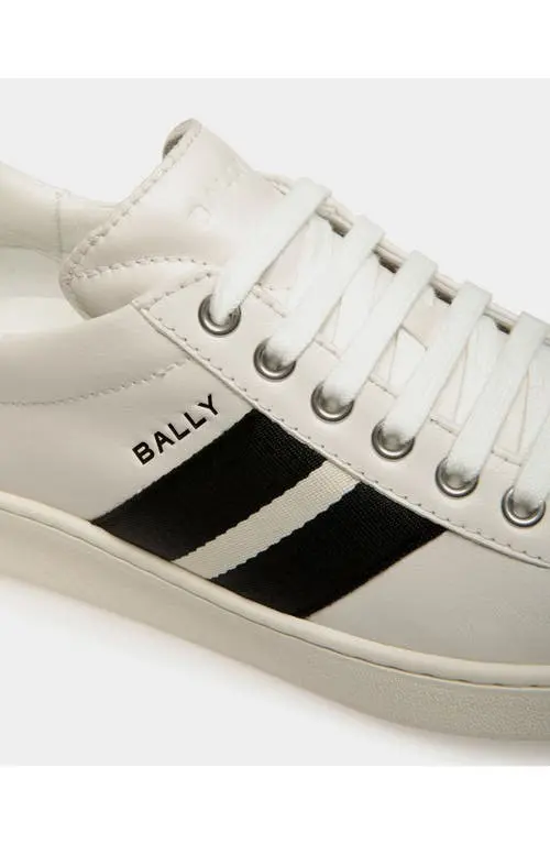 Bally Tennis Sneaker In Buffalo Leather