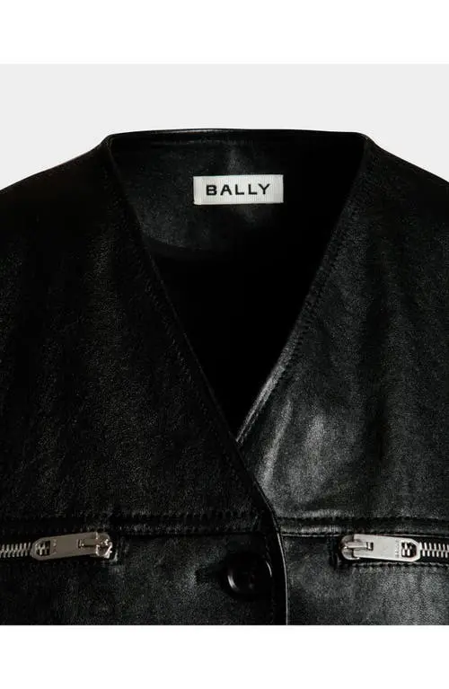Bally Vest In Leather