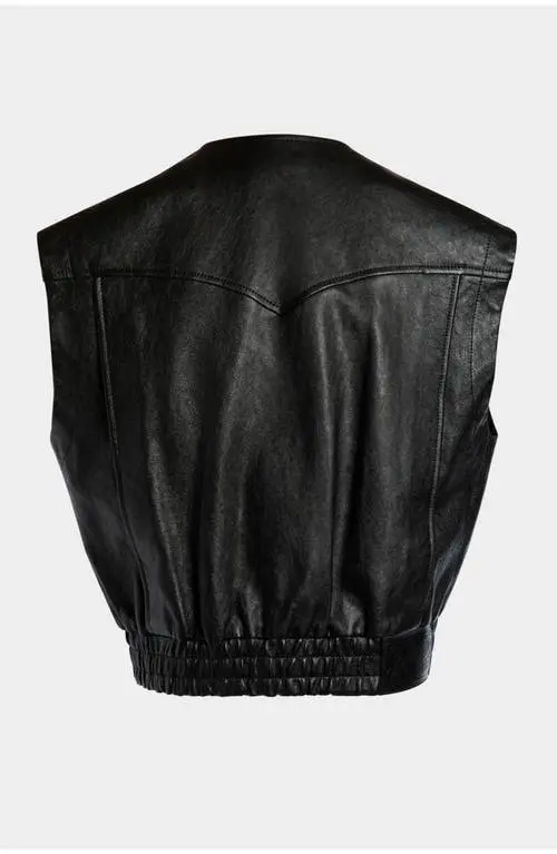 Bally Vest In Leather