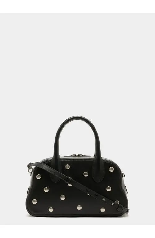Bally Unda Top Handle Bag In Grained Calf Leather