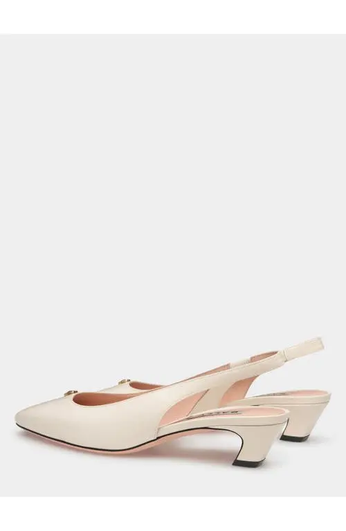 Bally Sylt Slingback Pump In Calf Leather