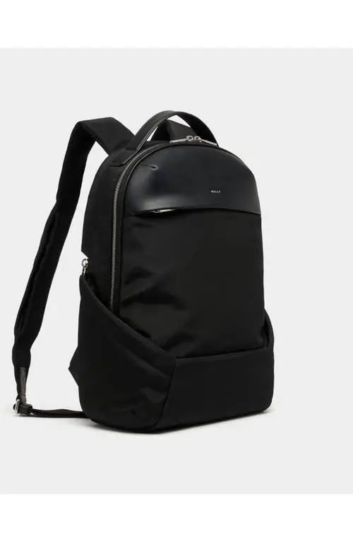 Bally Vogel Backpack In Nylon And Recycled Leather