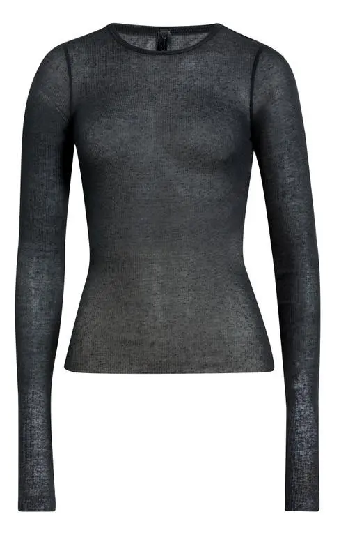 SKIMS Sheer Cotton Blend T-shirt