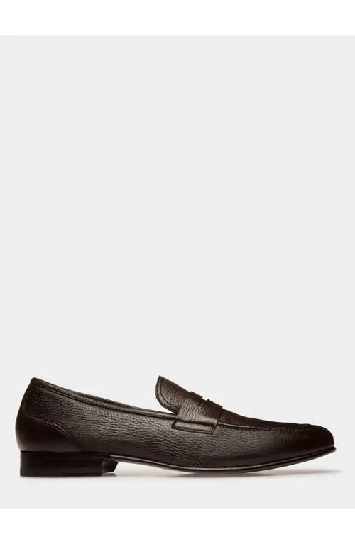 Bally Suisse Loafers In Leather - Ebano 21