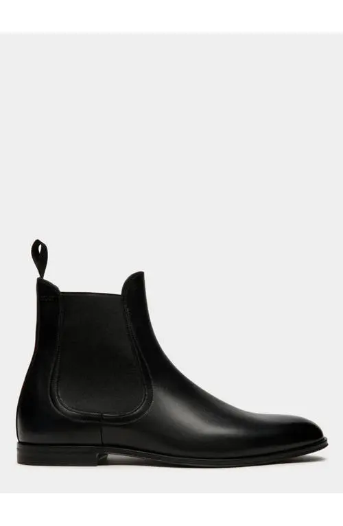 Bally Westminster Bootie In Leather - Black