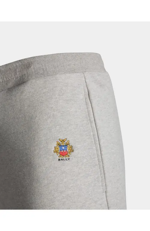 Bally Sweatpants With A Crest Logo In Cotton