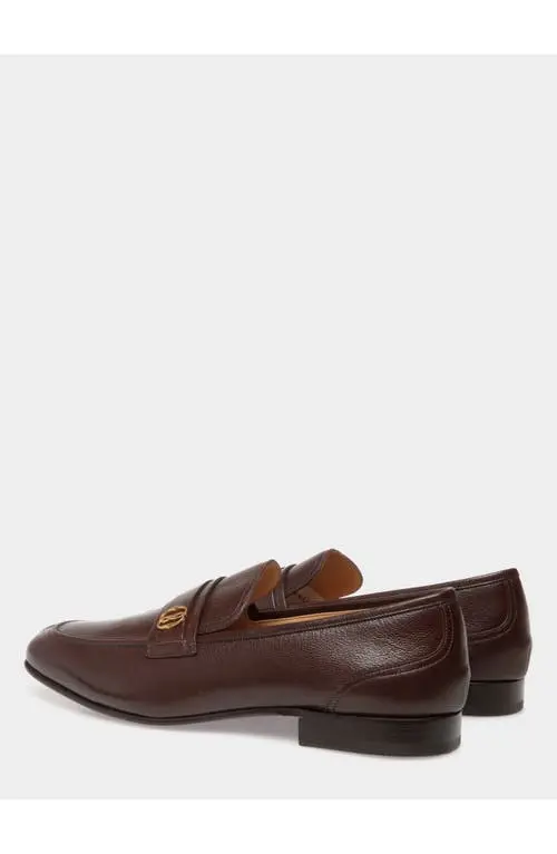 Bally Suisse Loafer In Grained Goat Leather
