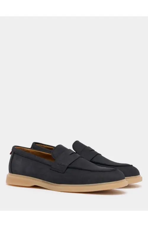 Bally Webbing Loafer In Nubuck