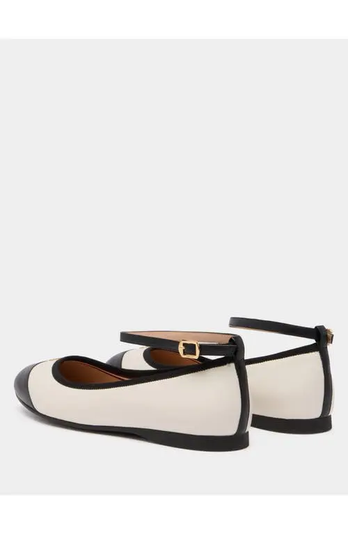 Bally Ysla Ballet Flat - White
