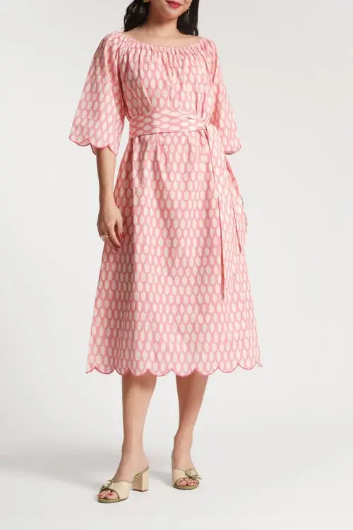 FRANCES VALENTINE Coco Midi Loop Dress