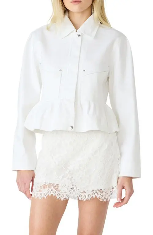 Steve Madden Sloan Peplum Jacket