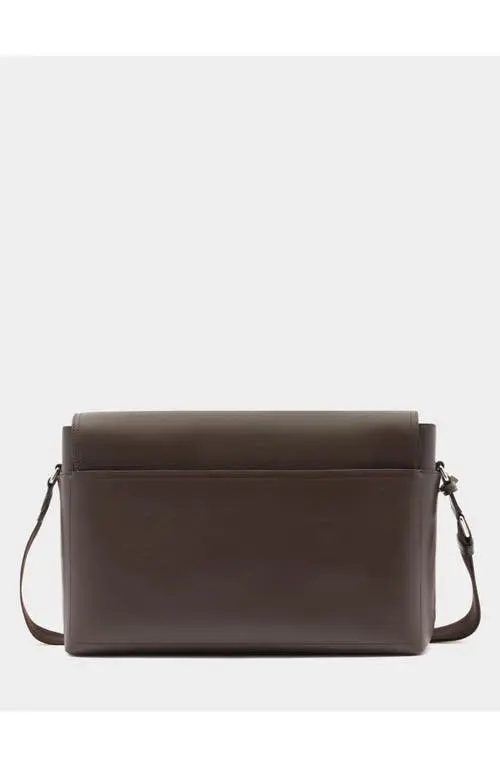 Bally Capitol Messenger Bag In Grained Leather