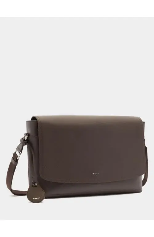 Bally Capitol Messenger Bag In Grained Leather