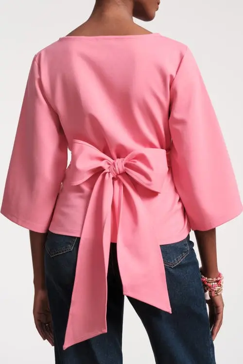 FRANCES VALENTINE Whitney Wrap Top