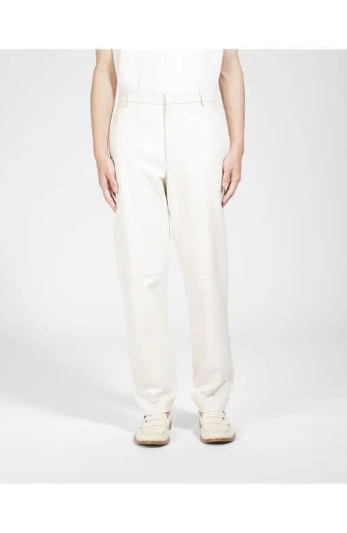 Bally Leather Trousers - White