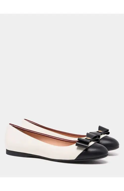 Bally Ysla Ballet Flat In Leather