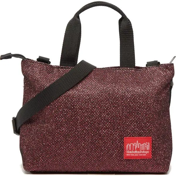 MANHATTAN PORTAGE Midnight Remsen Street Tote - Burgundy