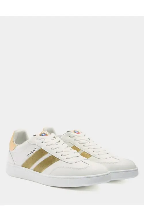 Bally Calf Leather Retro Crest Sneakers
