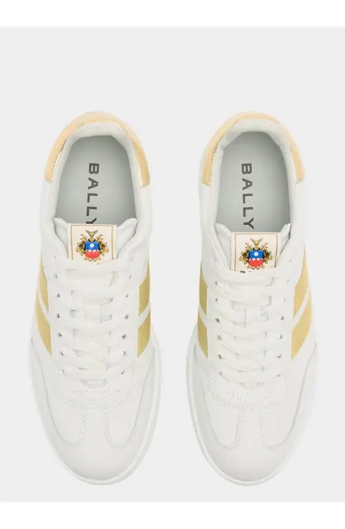 Bally Calf Leather Retro Crest Sneakers