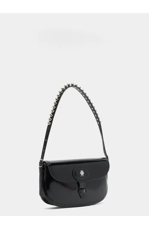 Bally Beckett Small Shoulder Bag - Black+palladio