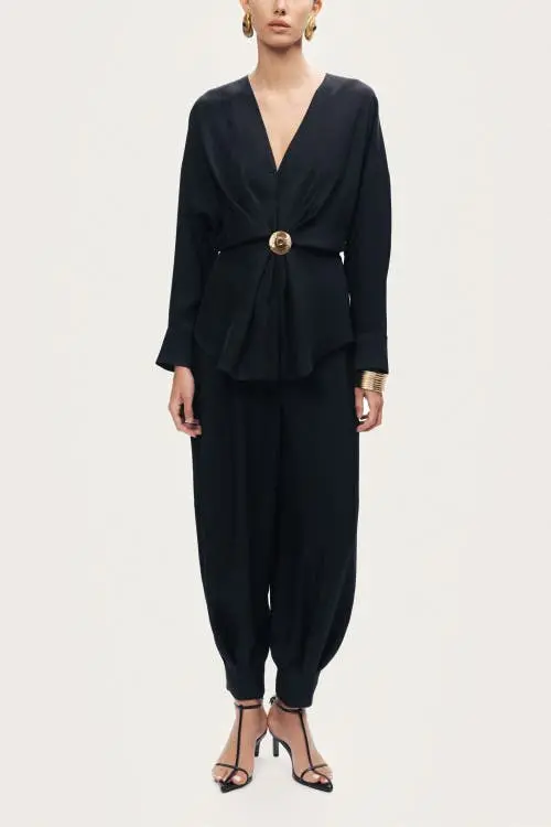 NOCTURNE Balloon-leg Trousers